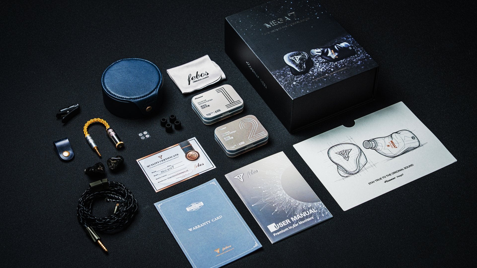 Mega7 7-Drivers Hybrid IEM (Universal) – hisenior